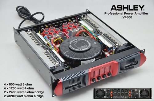 Power amplifier ashley v4800 | website
