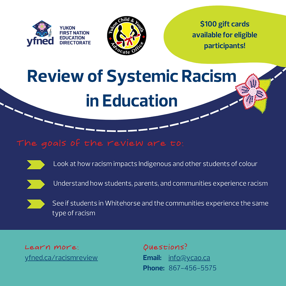 LAUNCH OF REVIEW OF SYSTEMIC RACISM IN EDUCATION