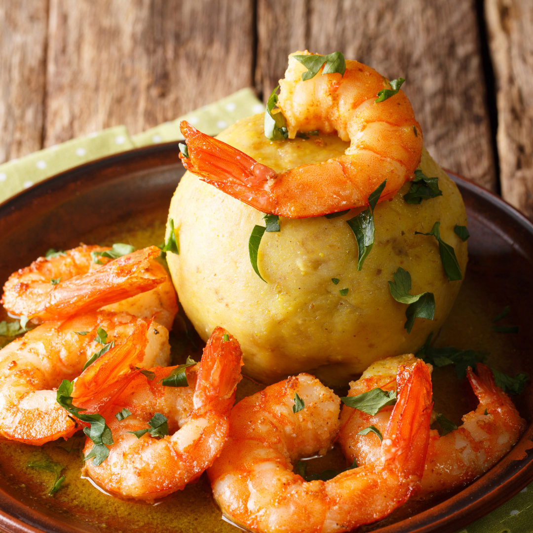 Traditional Puerto Rican Mofongo