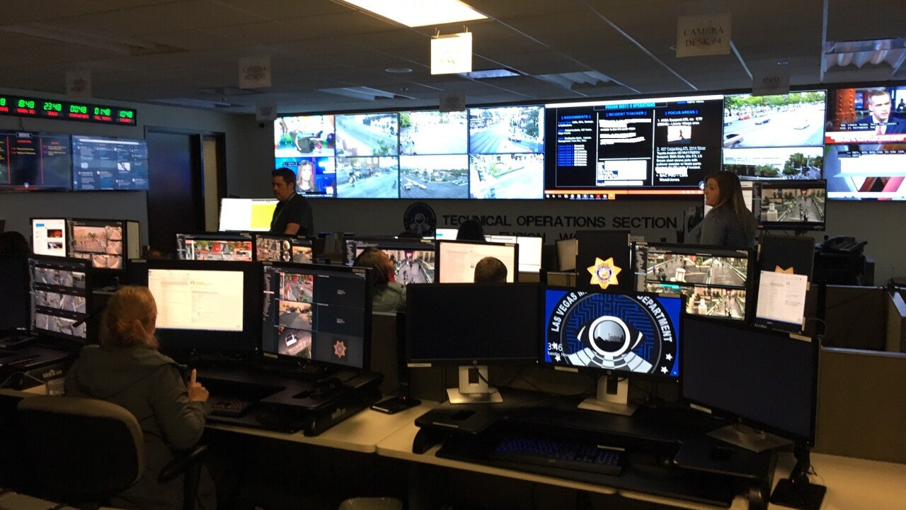 Las Vegas Businessman Tours State-of-the-Art Fusion Watch Center at LVMPD