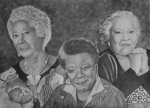 Alice Walker, Maya Angelou and Toni Morrison 16x20 limited edition ...