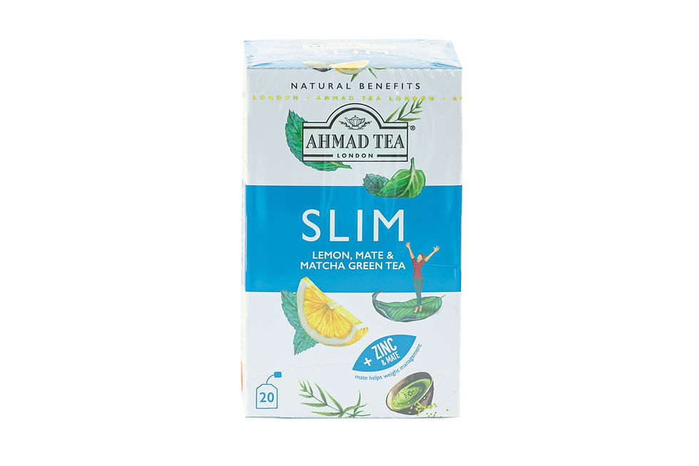 Ahmad Tea Slim - Lemon, Mate & Matcha Green Tea | tangiersmarket