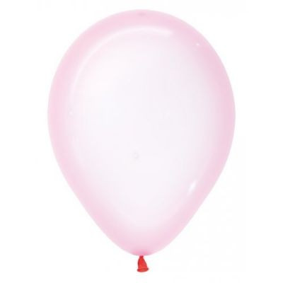 Crystal Pink Helium Balloon 30cm each | The Party Company