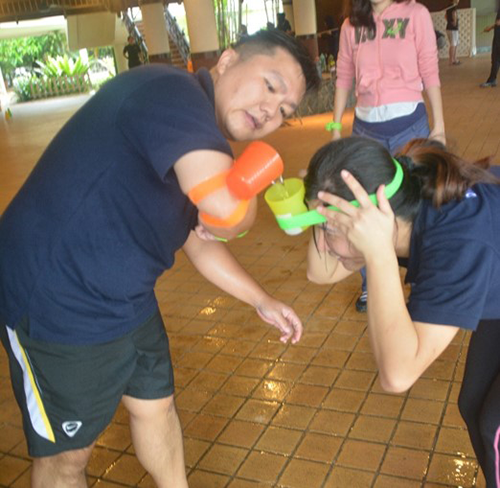 Water Transfer -Team Building activity - Team Building Game - Johor Ba