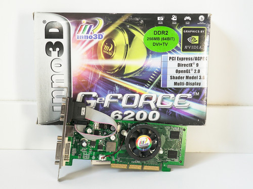 INNO3D NVIDIA GeForce 6200 256MB DDR2 AGP BOX | classicVGA