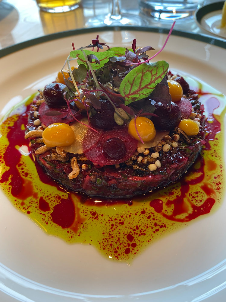 Rooftop dining at Rusacks