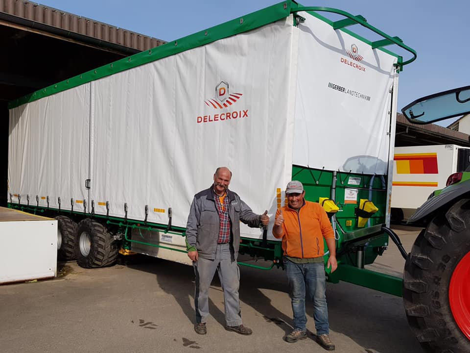 Neuer Delecroix Erntewagen ausgeliefert