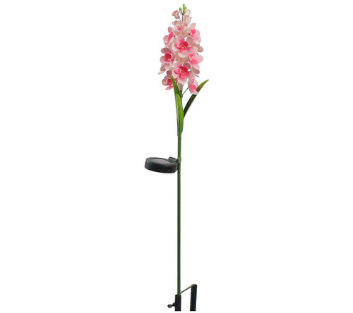 Solar Stake Gladiolus Flower Pink | ThomianGallery
