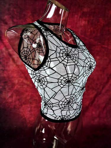 Lady Web Vest (Open Bust) | Velvet Rose Designs