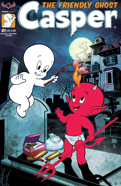casper the friendly ghost coloring book