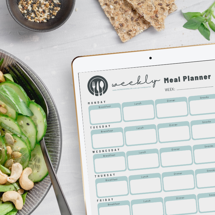 Grab Your FREE Meal Prep & Planning Template Kit From Eat Nourish Glow