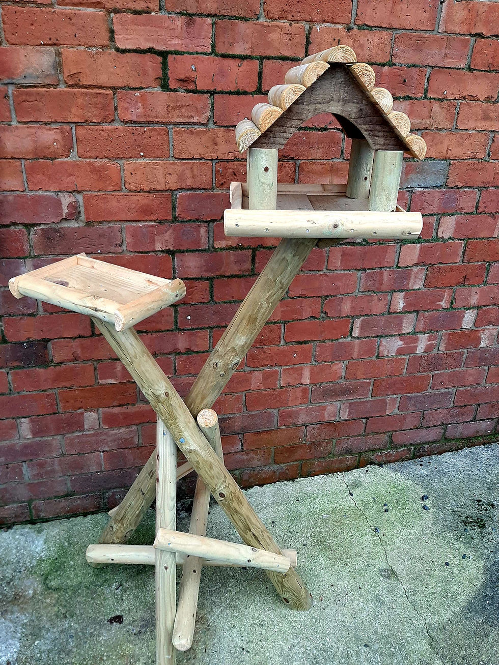 Rustic Bird Tables | Bradshaws Farm Shop