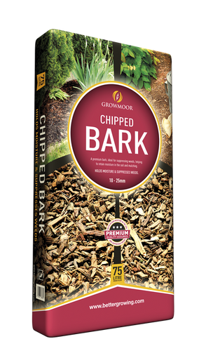1 x 75L Chipped Bark (Growmoor) | Bradshaws Farm Shop
