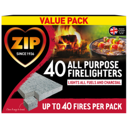 Zip Firelighters Value Pack 40 | Bradshaws Farm Shop