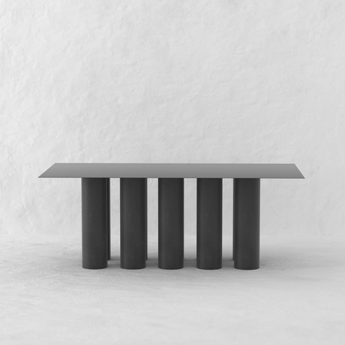 Tubular Dining Table - Negro | MUMU