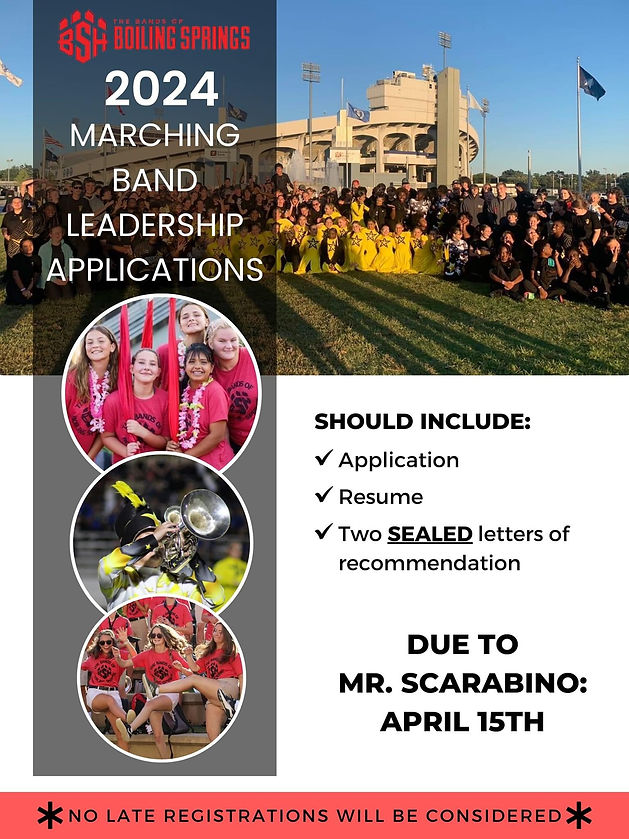 2024 Leadership Applications | bsbandprogram