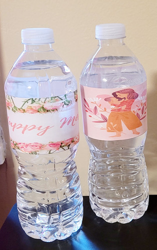 Mother's Day Water Bottle Label | Nissa's Nana Pudding