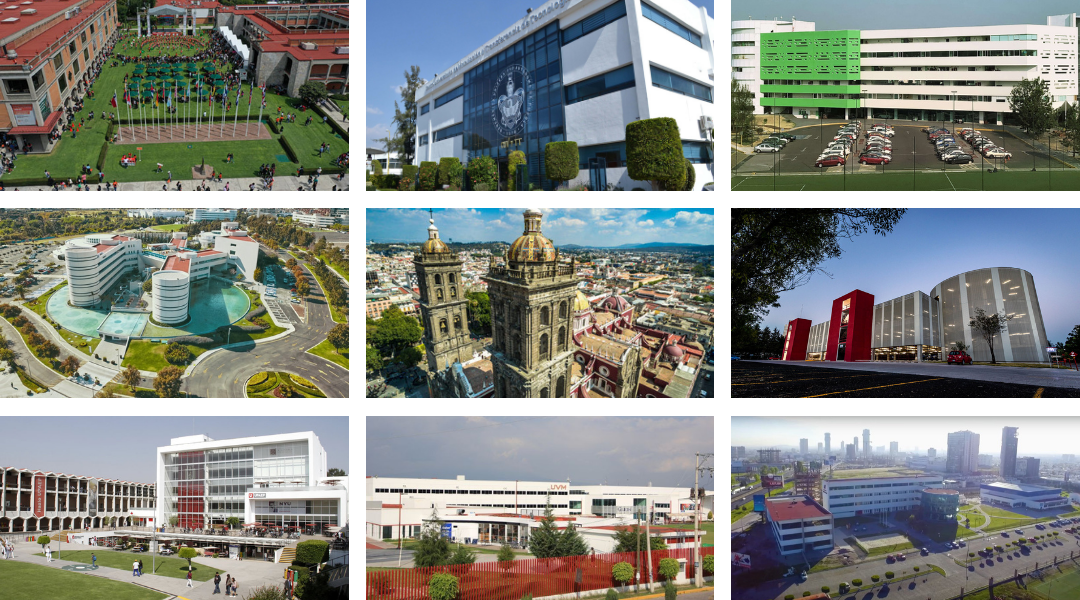 ¿Cuáles son las 5 mejores Universidades de Puebla?