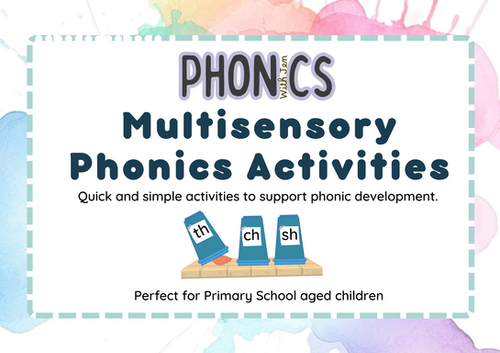 Multisensory Phonics Activity Cards (Printable) | Learn With Jen