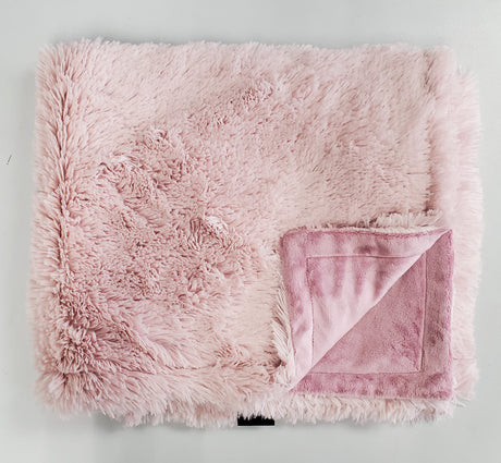 Winx+Blinx Shaggy Minky Blanket - Mauve Pink | the giftnest
