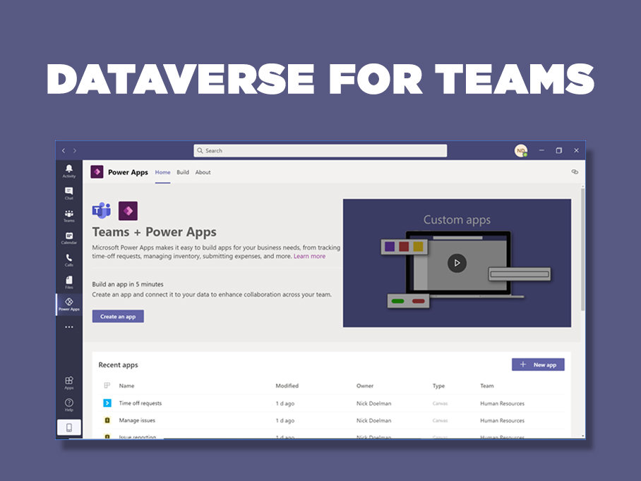 Dataverse for Teams