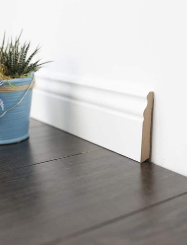 Plinta MDF alba inalta L100 | Soffitto.md