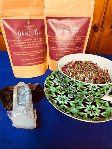 Womb Tea for PCOS, Endo and Fibroids | Serpentine Moon
