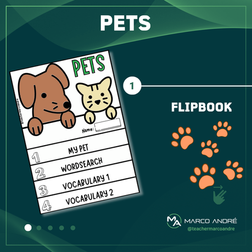 PETS FLIPBOOK | Teacher Marco André