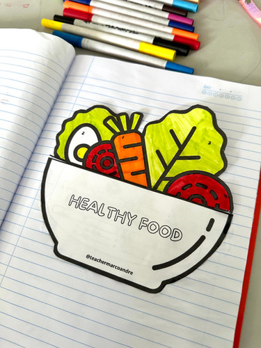 HEALTHY FOOD CRAFT | Teacher Marco André
