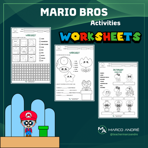 MARIO BROS ACTIVITIES | Teacher Marco André
