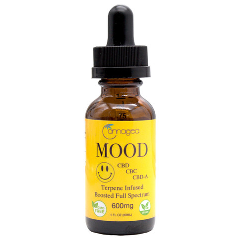 MOOD Enhanced Hemp Oil - Full-Spectrum CBD, CBC, and CBD-A for Mood and ...