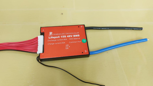 48v 15S 40Amps LifePO4 BMS Module with Water Proof, Temperature Sensor ...