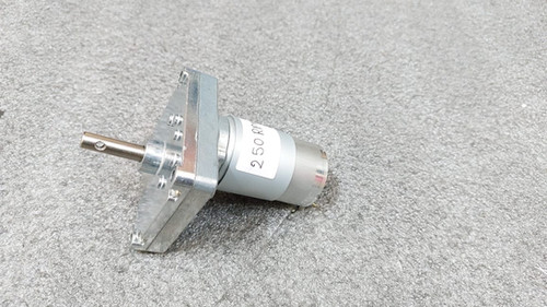 250rpm DC 12-24v High Torque Square Gear Box Motor, High Load Metalic ...