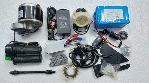 20km+ Range Electric Cycle Conversion Kit, 24v 250Watts Motor, Lithium ...