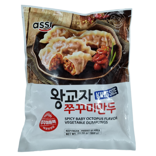 assi spacy baby octopus flavor vegetable dumplings. 660 grs | okmart