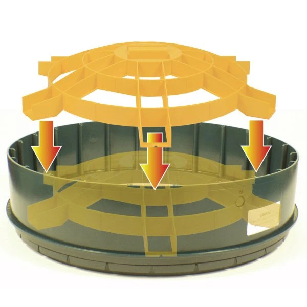 Polylok 20" safety screen | Roswell Concrete