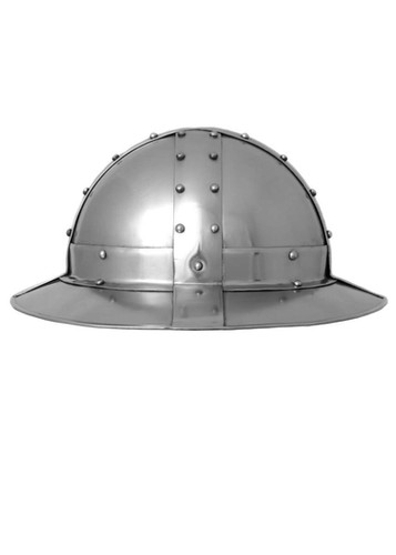 Banded Kettle Hat Helmet 1,6 mm Steel With Leather Liner | PAST ADVENTURES
