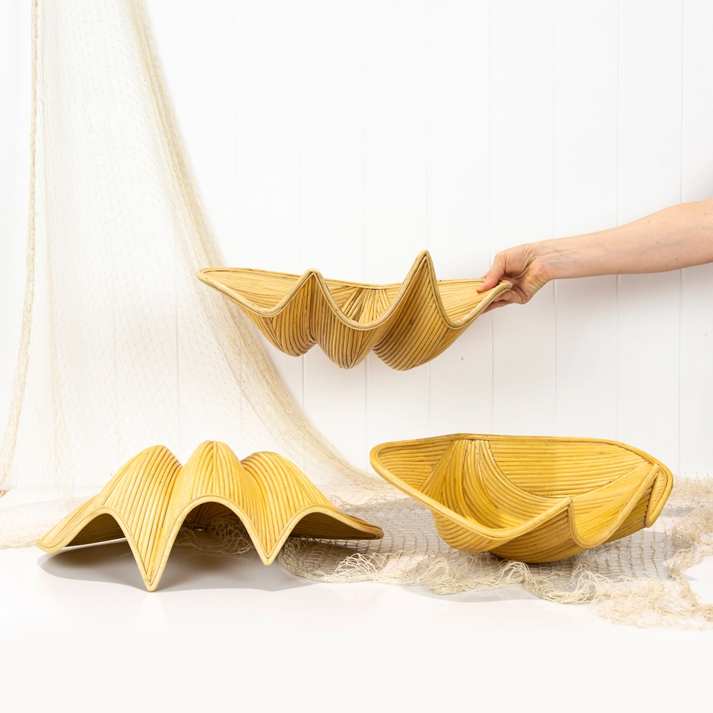 RATTAN CLAM SHELL | 34degrees