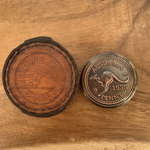 Australian 1930 Penny 60mm Portable Compass | 34degrees