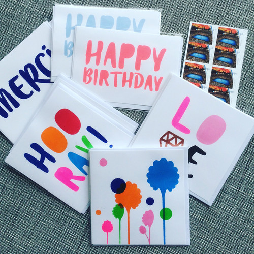 Assorted Greeting Cards (10 cards and 10 Australian Stamps ...
