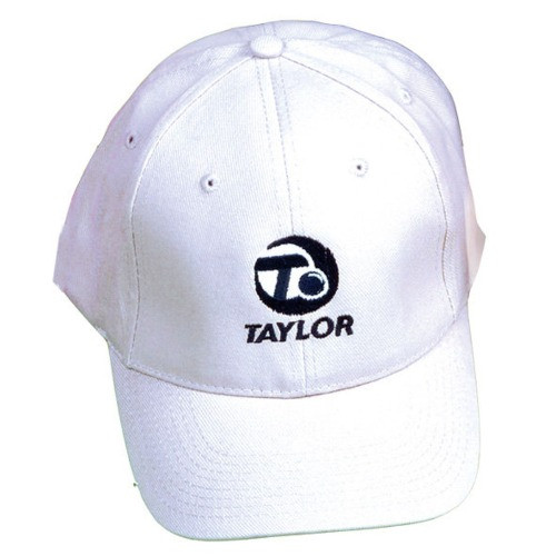 Baseball Cap in White | Taylor Bowls NZ Ltd
