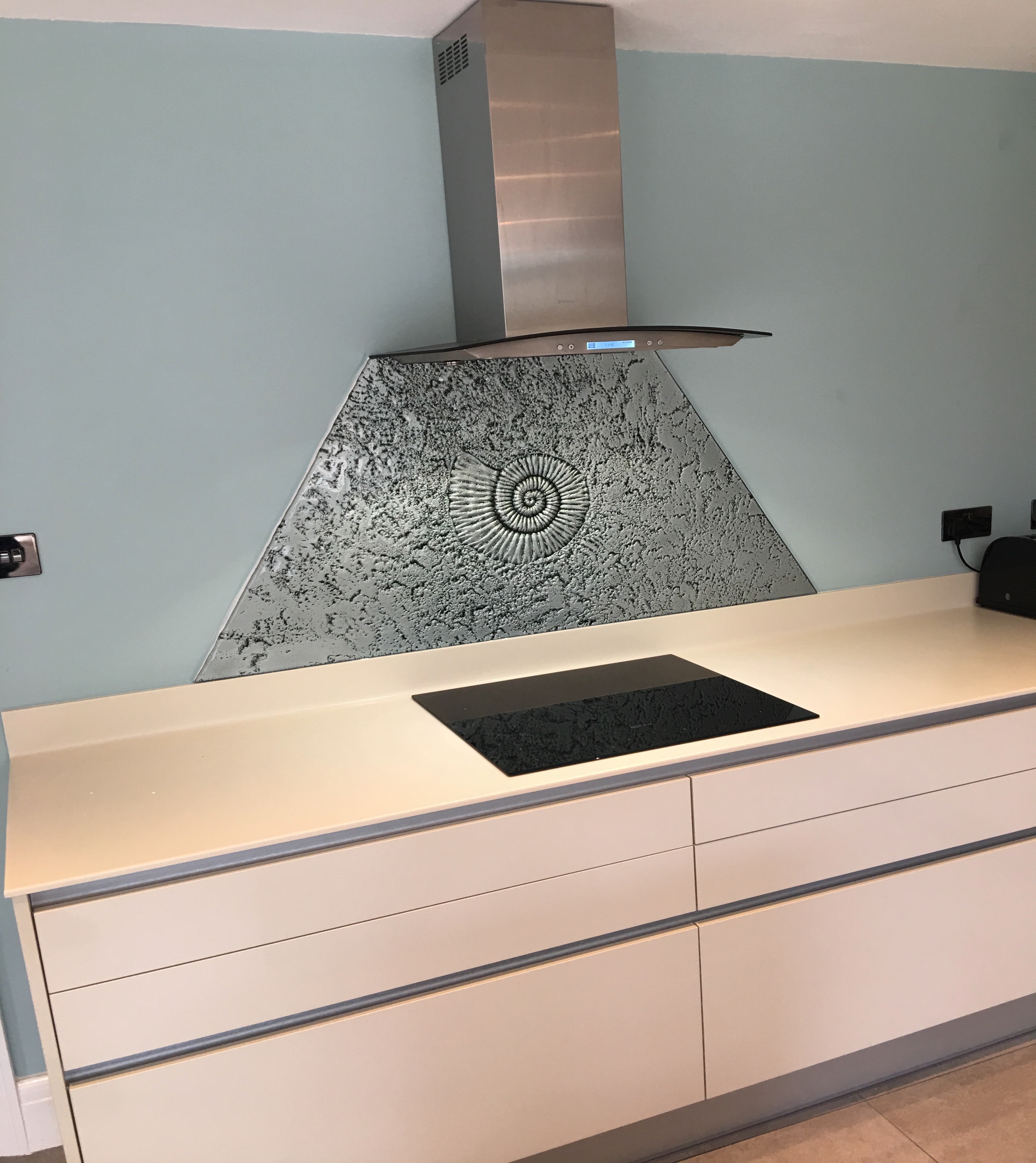 Copper / silver splashbacks | KAG Glass Splashbacks
