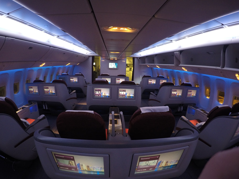Review Qatar Airways B777 200LR First Class Short haul review-qatar-airways-b777-200lr-first-class-short-haul