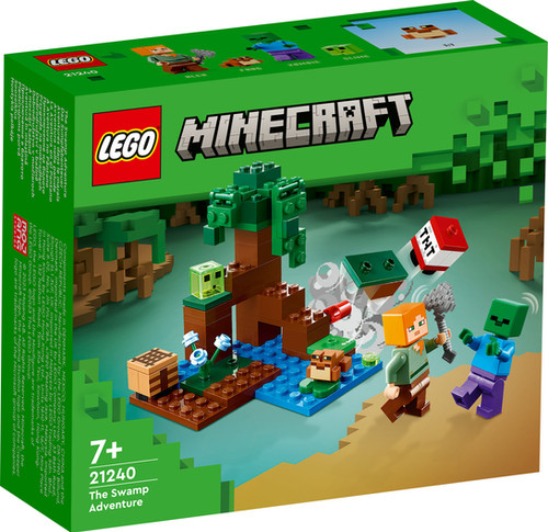 LEGO® Minecraft® The Swamp Adventure 21240 (65 Pieces) | mitsingas ...