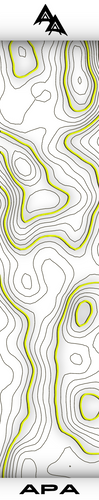 Topo 2.0 Series Arrow Wraps - White | Yellow | APA