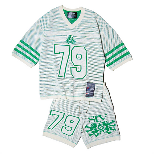 "Si Tu Veux" Football Jersey Sets (Ivory) | Fly Shit Only