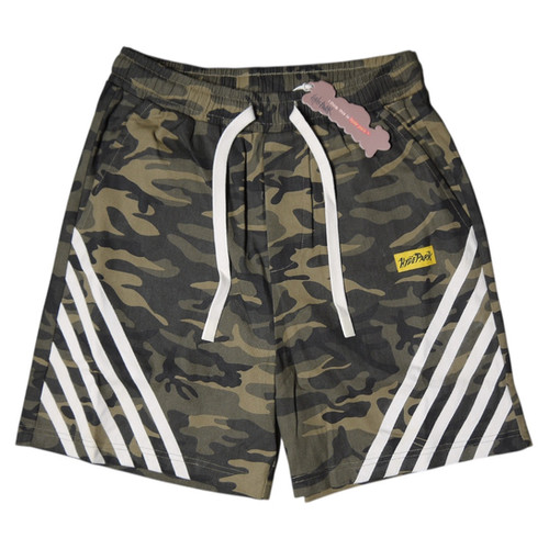 "Hyde Park" Relax Striped Shorts (Camo) | Fly Shit Only