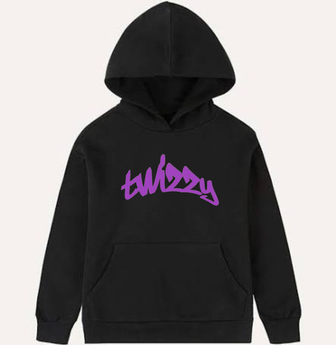 Twizzy stretched logo big hoodie | twizzy clothing