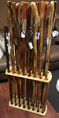 WHOLESALE Walking Stick Display Rack | Rock Creek Trading
