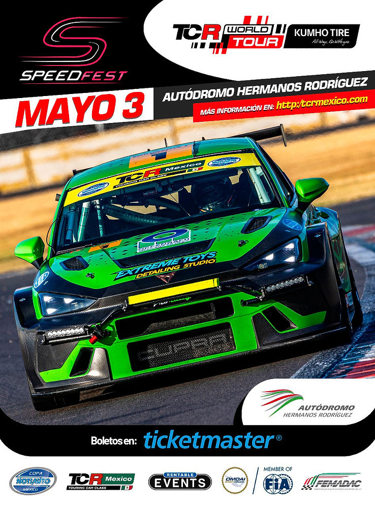 FIA TCR WORLD TOUR POR 1ª VEZ EN MÉXICO